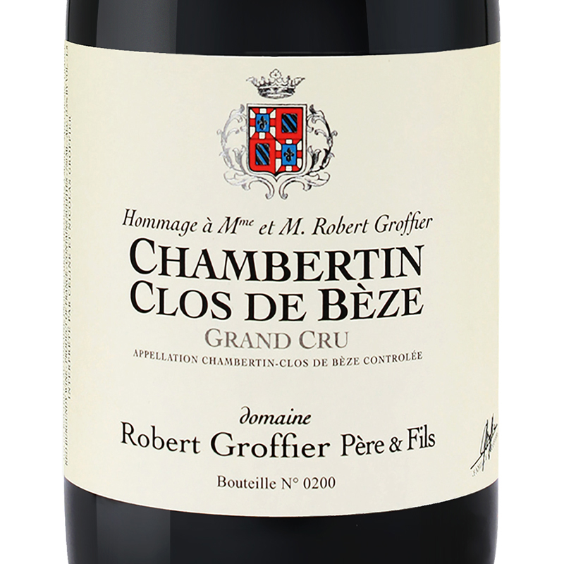 Robert Groffier ロベール グロフィエ シャンベルタン クロ ド ベーズ グラン クリュ 2022｜ワイン