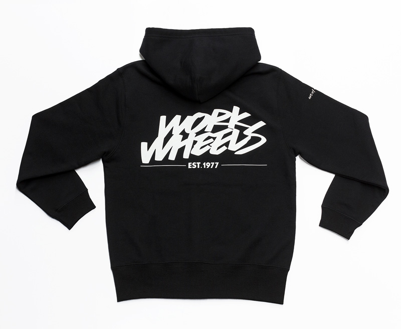 WORK 【通販限定/店舗受け取り不可】パーカー WORK WHEELS サイズ：XL WORKホイールと同時購入で送料無料!! アルミ ...